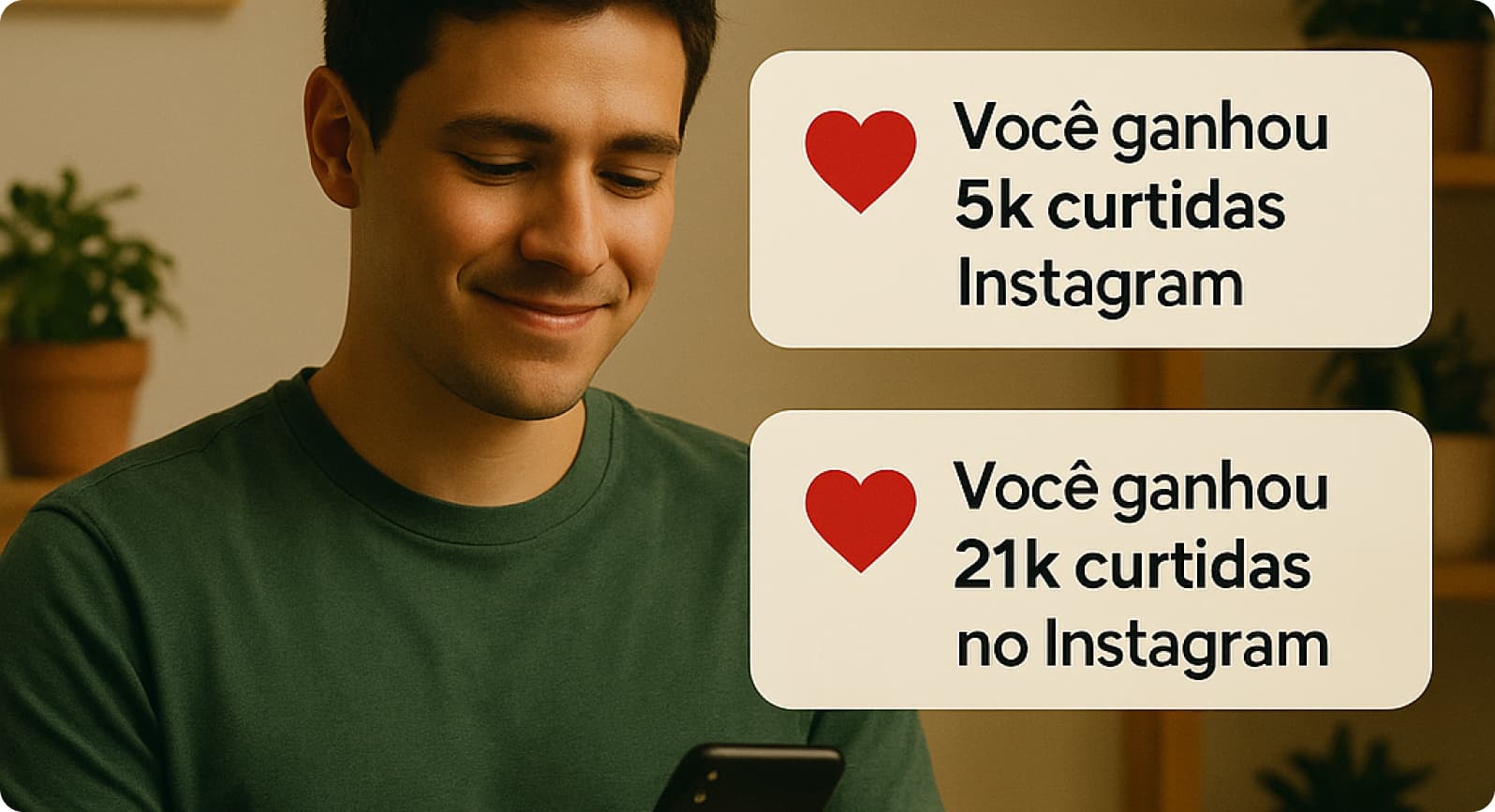 Os 5 melhores sites para ganhar curtidas Instagram grátis